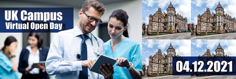 UK Campus Virtual Open Day in December 2021 - Study Medicine Europe